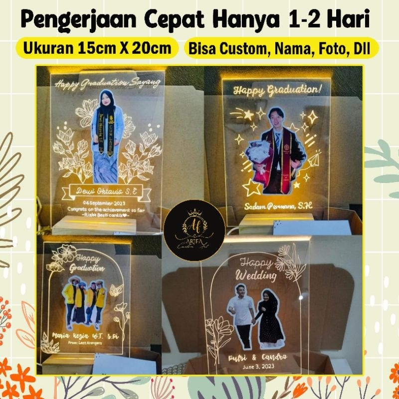 Jual Gift Box Akrilik Custom Gift Box Ultah Gift Box wisuda graduation ...