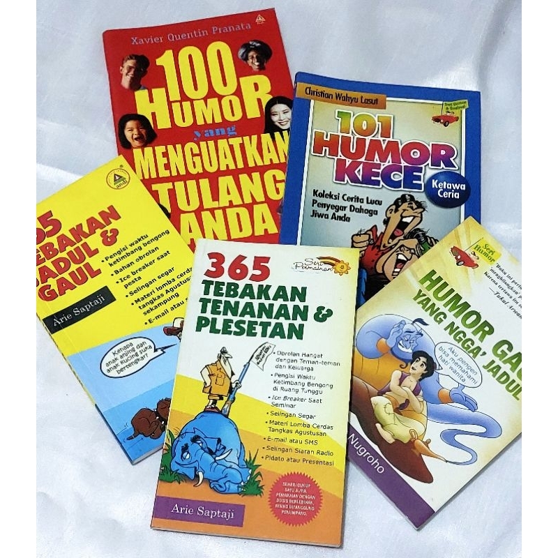 Jual TAKE ALL 15k!! Buku 101 Humor & Plesetan Jadul yang bikin Ketawa ...