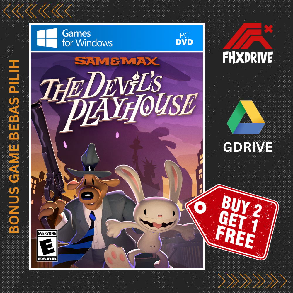 Jual SAM AND MAX THE DEVILS PLAYHOUSE | GAME PC | BELI 2 GRATIS 1 ...