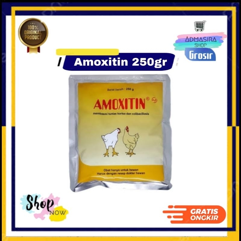 Jual AMOXITIN 250Gram Medion Obat Korisa Colibacillosis 250 gram ...