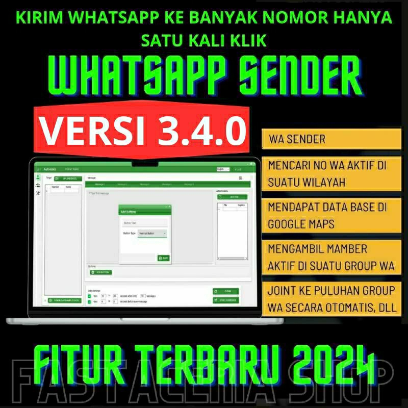 Jual WA SENDER 2025 NEW VERSI ORIGINAL LICENSI | Shopee Indonesia
