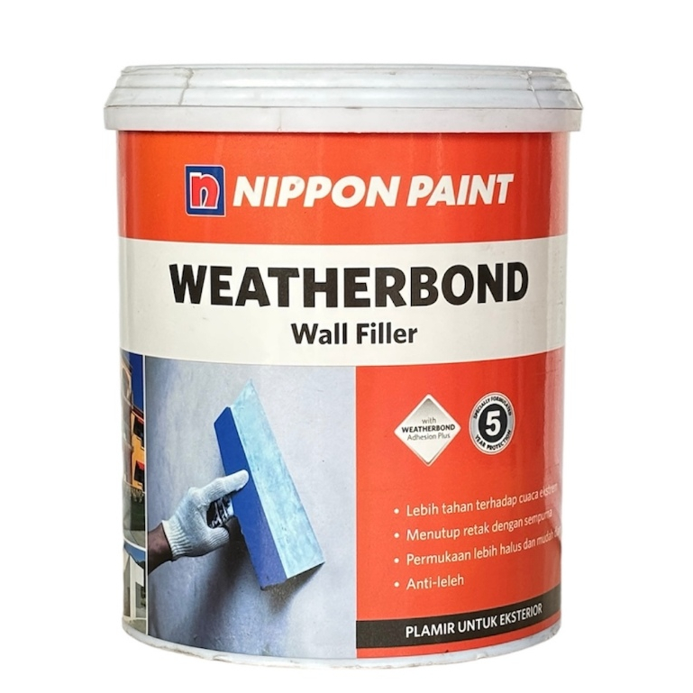 Jual Plamir Tembok Exterior Weatherbond Wall Filler 1kg - Plamur ...