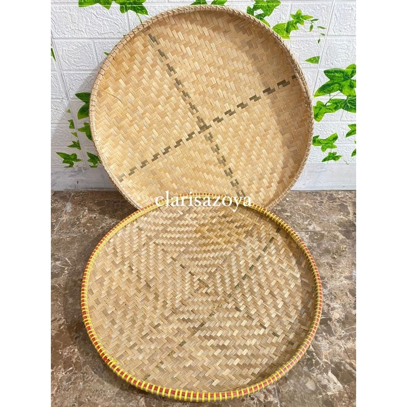 Jual Paket Hemat 2 PCS Tampah Bambu/Nyiru Anyaman Bambu/Nampan Jadul ...
