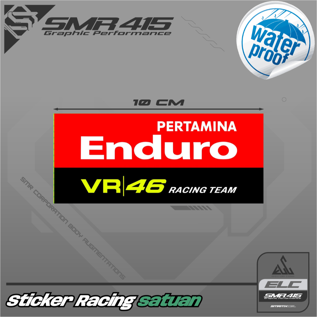Jual STIKER PERTAMINA VR46 RACING / stiker racing / stiker printing ...