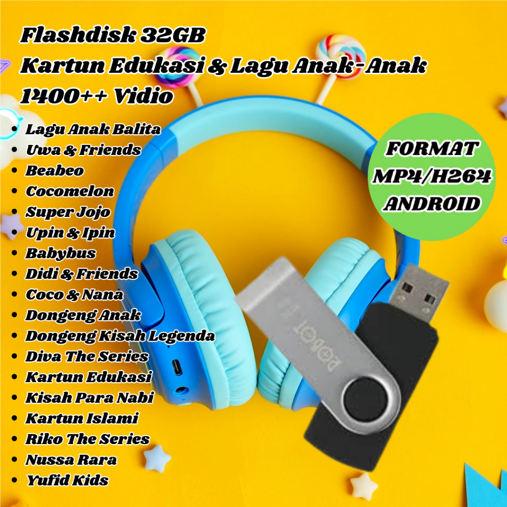 Jual Flashdisk 32GB Robot Edukasi Anak | Shopee Indonesia