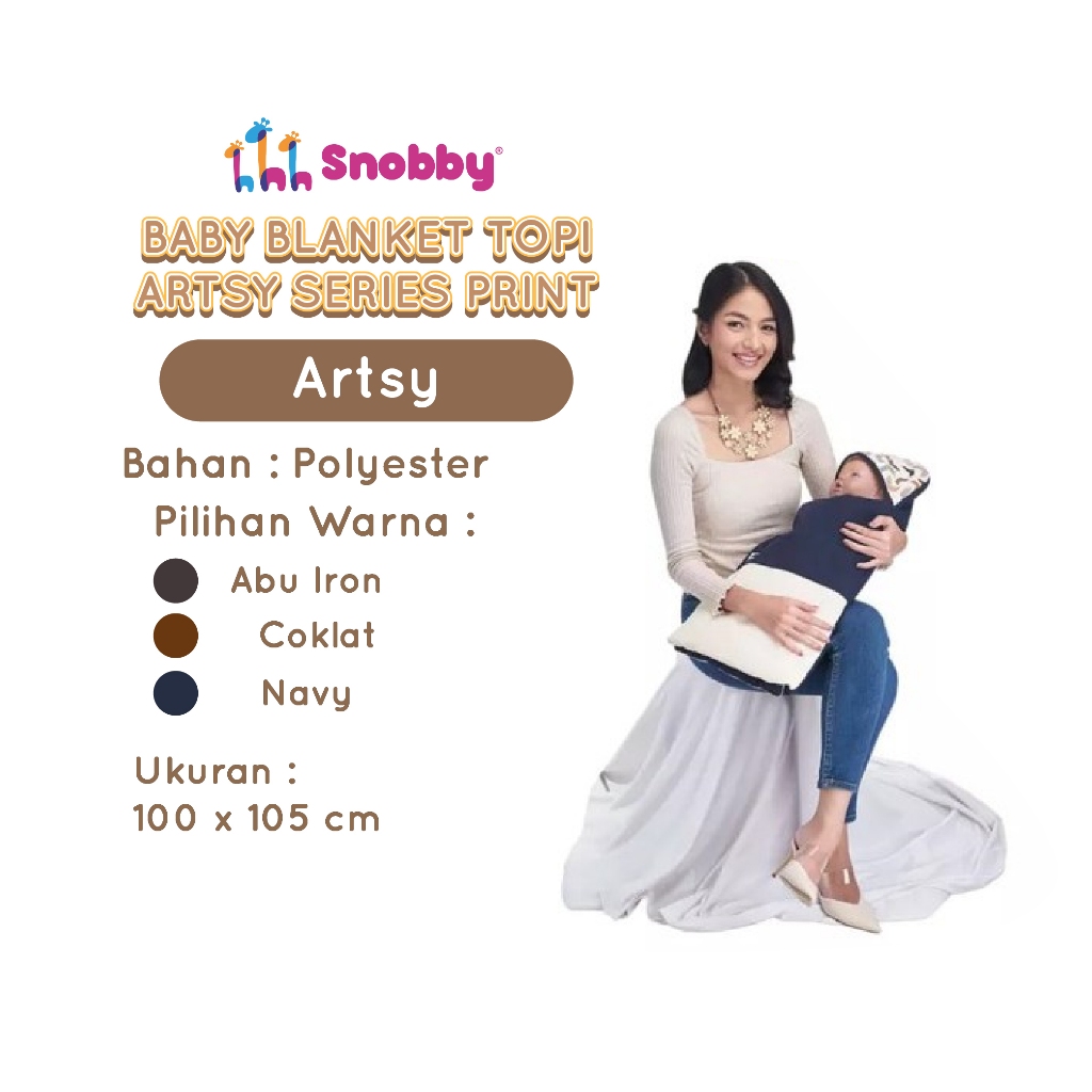 Jual Snobby Baby Blanket Selimut Bayi Artsy Series Print | Shopee Indonesia