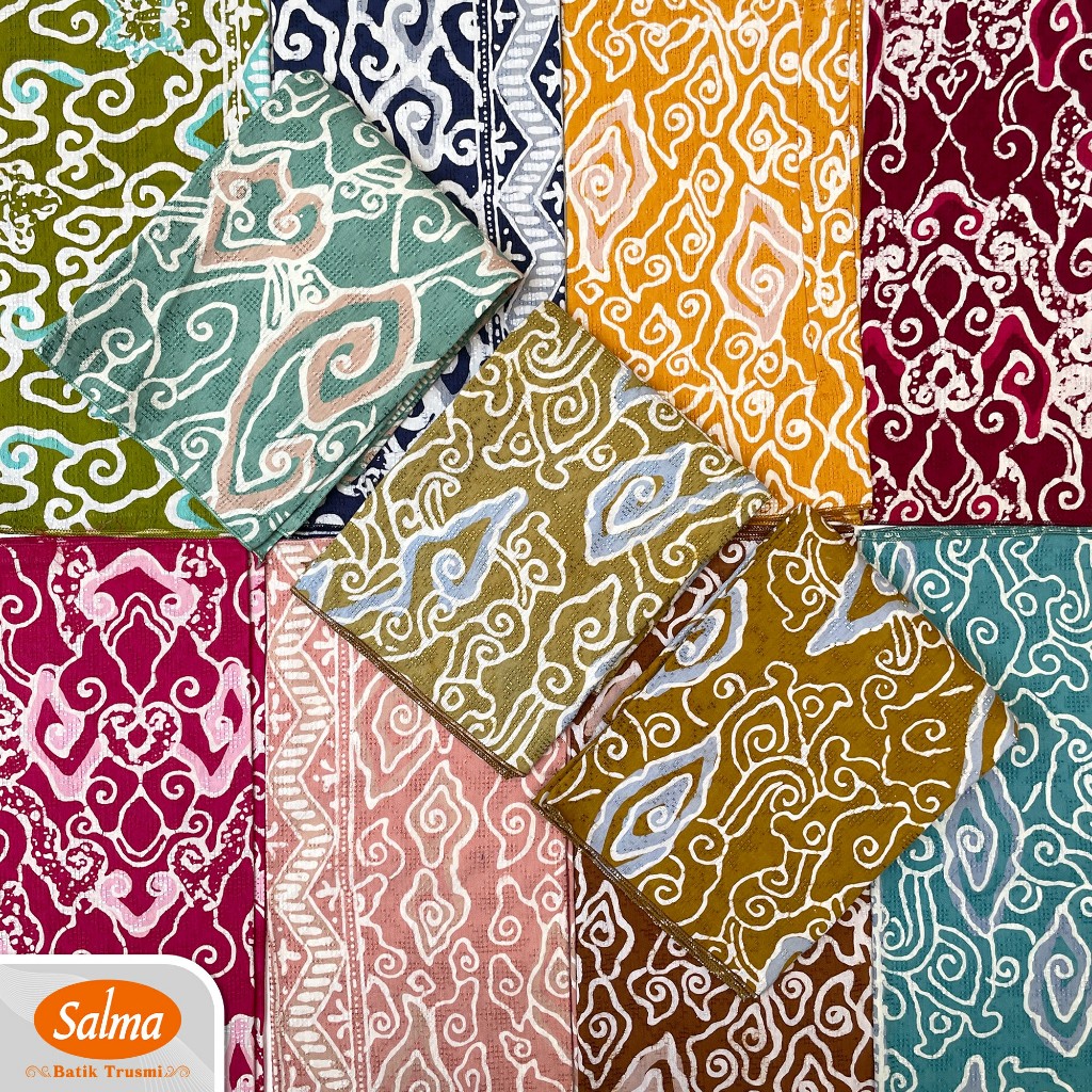 Jual BATIK SALMA Syal Scarf Slayer Batik Mega Mendung Bahan Dobby ...