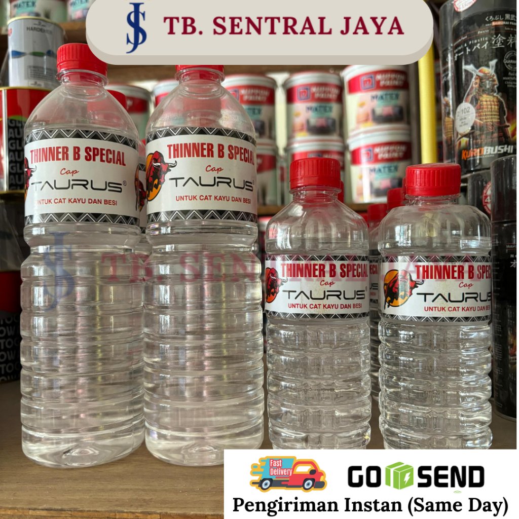 Jual Thinner B Cap Taurus/Thinner B Special | Shopee Indonesia