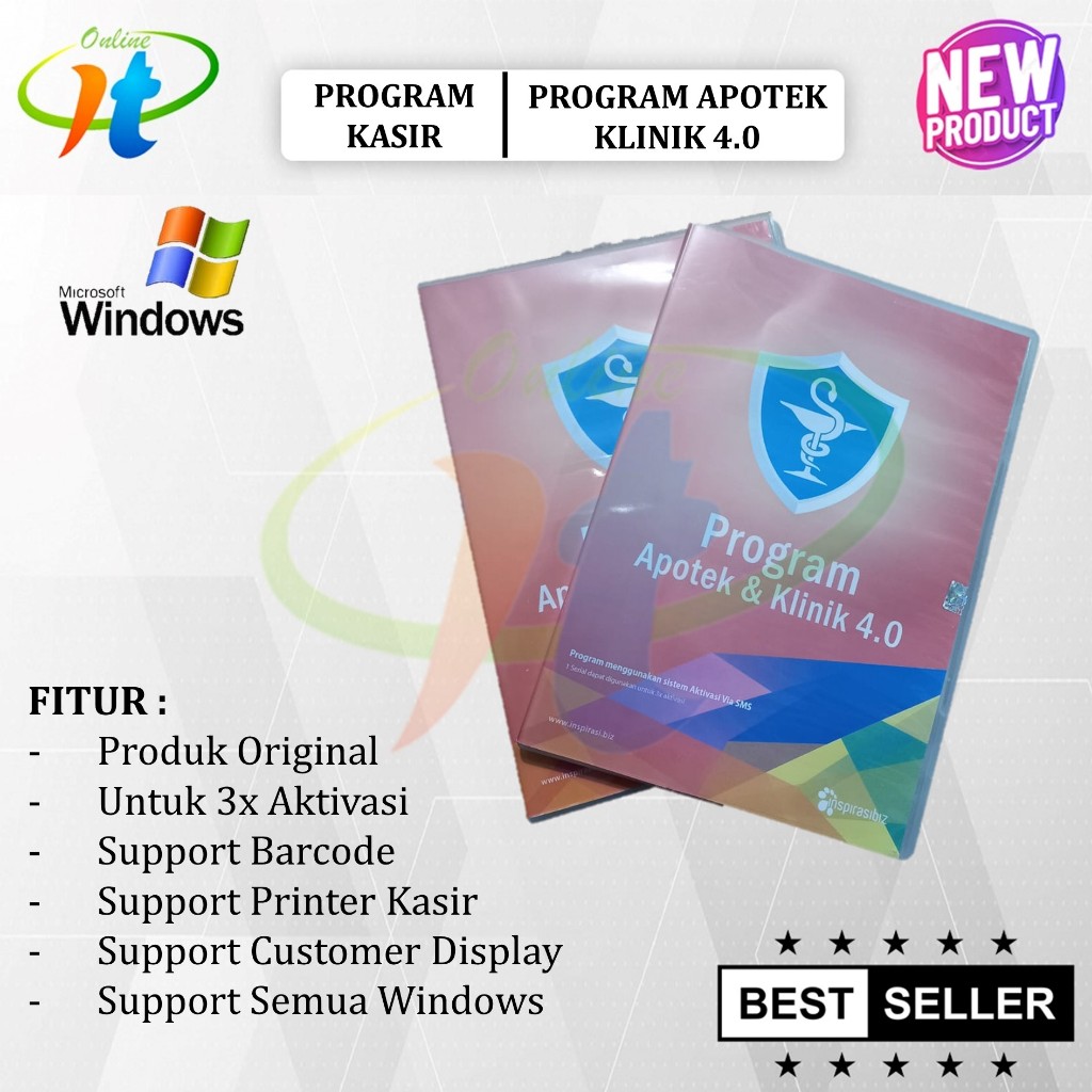 Jual Program Aplikasi Kasir Apotek dan Klinik 4.0 Untuk Data Record ...