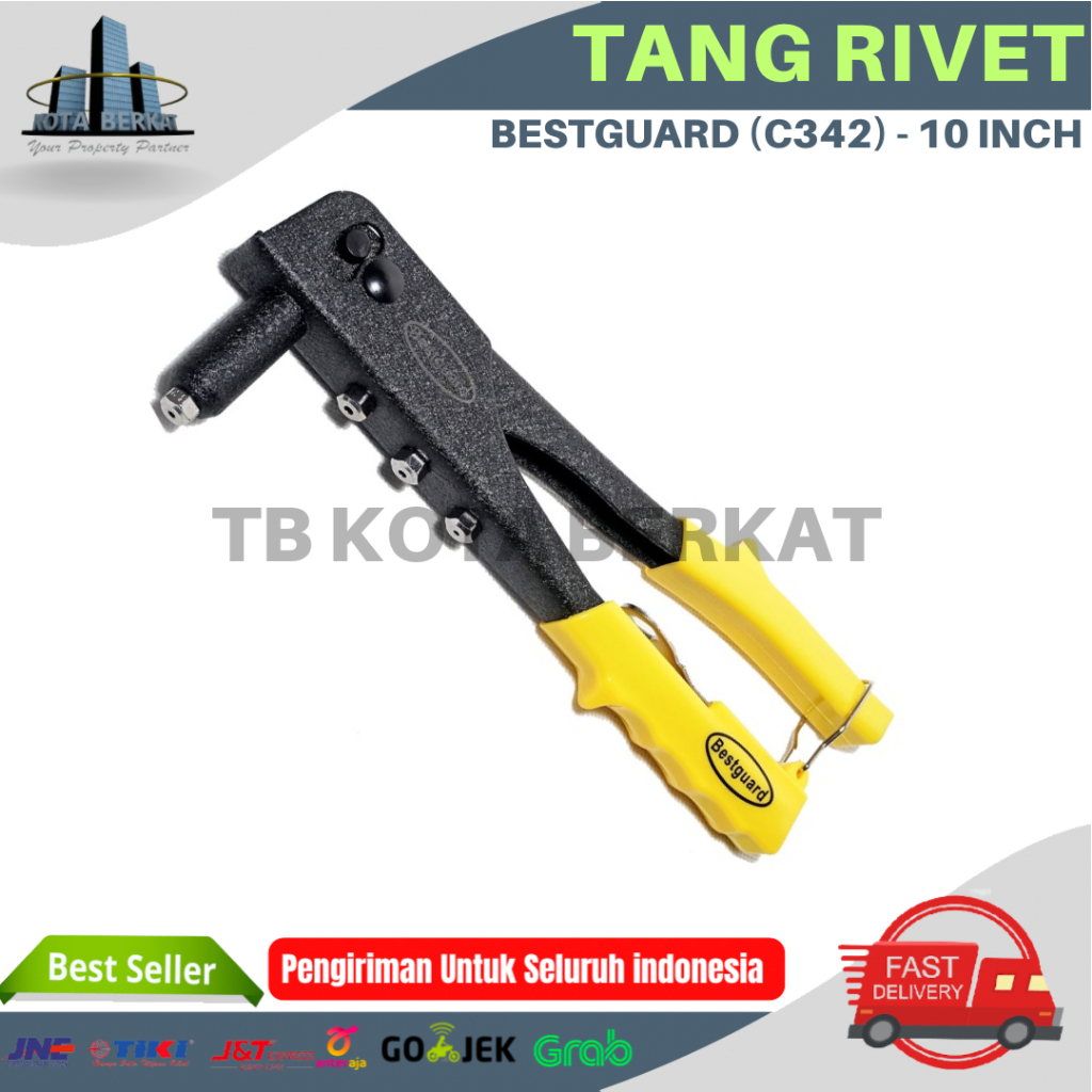 Jual ALAT PAKU RIVET / HAND RIVETER BESTGUARD 10" / SET | Shopee Indonesia
