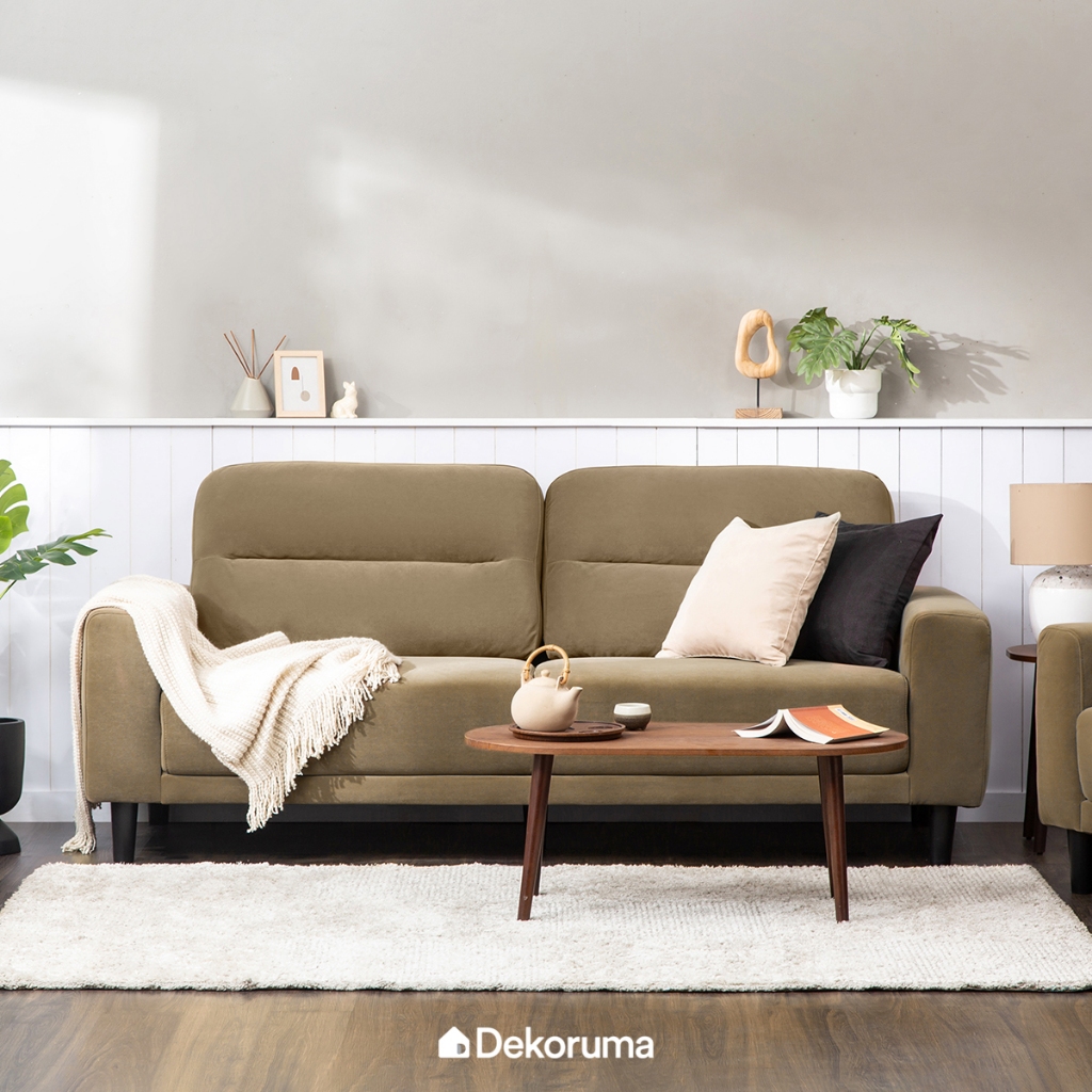 Jual Dekoruma HIMURA Sofa 3 Dudukan / Sofa 3 Seater / Sofa Ruang Tamu ...