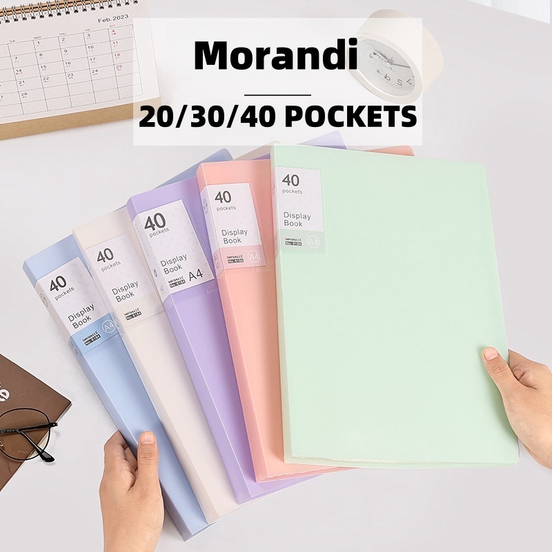 Jual Data Book A4 Map File Folder Sheet Transparan 30 Halaman Tas Besar ...