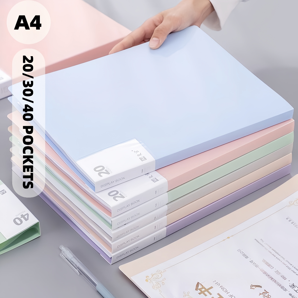 Jual Data Book A4 Map File Folder Sheet Transparan 30 Halaman Tas Besar Arsip | Shopee Indonesia
