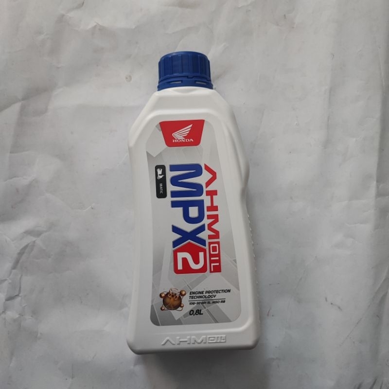 Jual Oli Motor AHM Oil MPX 2 Matic 10W-30 SL 0.8 Liter & 0.65 Liter ...