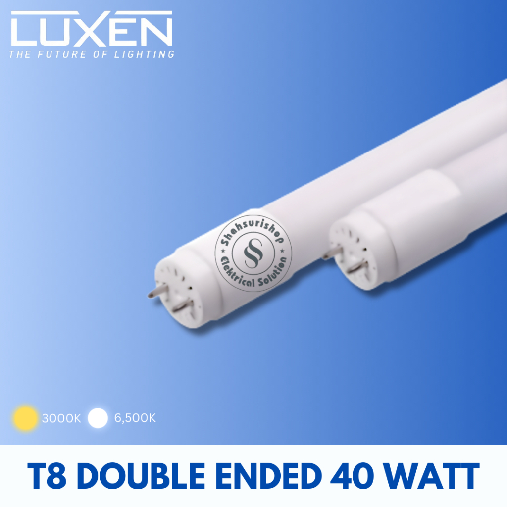 Jual LUXEN T8 DOUBLE ENDED TL 40 WATT 120CM TYPE GLASS BERGARANSI ...