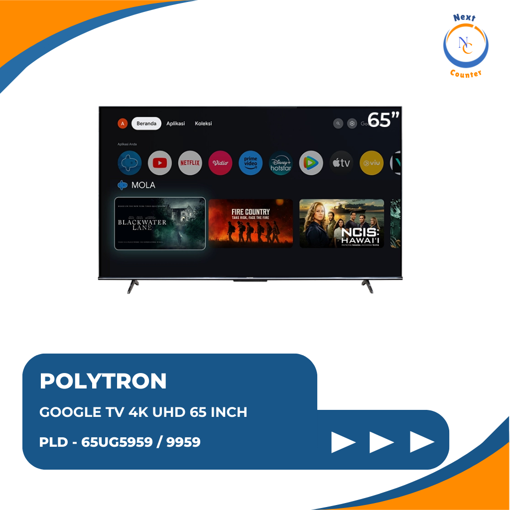 Jual POLYTRON SMART GOOGLE TV 65 INCH 65UG5959 /9959 | Shopee Indonesia