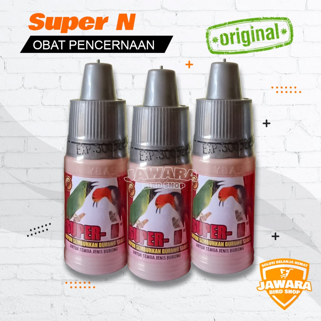 Jual Super N Obat Burung Ampuh Atasi Burung Sakit Pencenaan dan Saluran ...