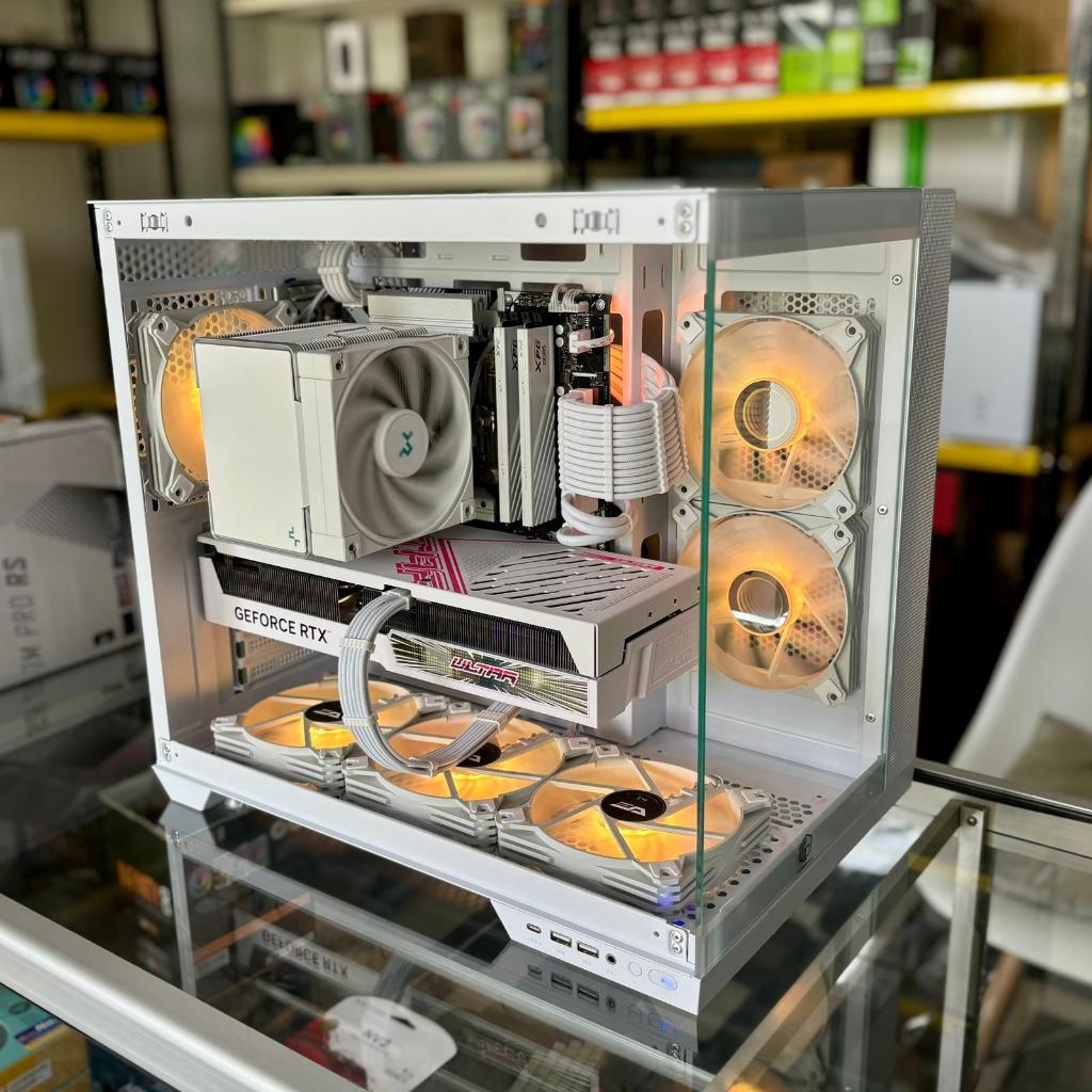 Jual Casing PC CUBE GAMING KNOMA WHITE - ATX Gaming Case - Tempered ...