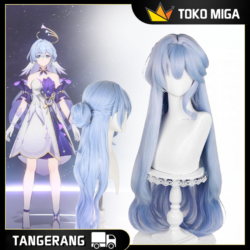 Jual 85cm Robin HSR Wig HSR Honkai Star Rail Gradien Biru | Shopee ...