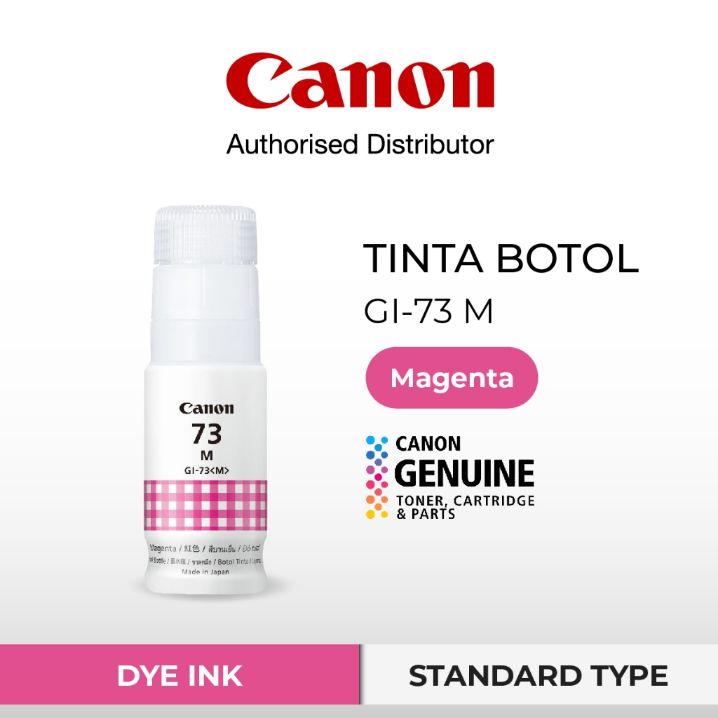 Jual Tinta Original Canon 73 Magenta GI73M - Tinta Canon G570 G670 ...