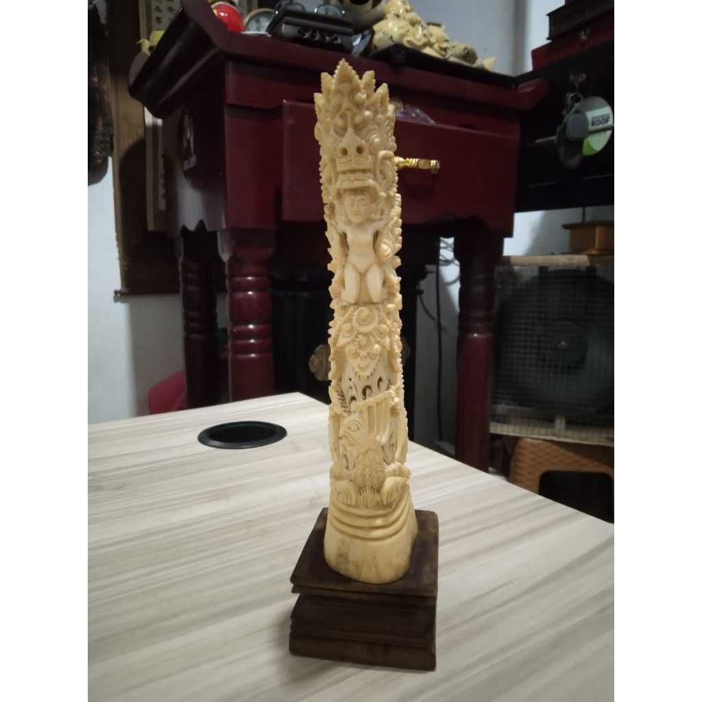 Jual Patung Ukiran Tulang Bali Kuno Jadul Antik | Shopee Indonesia