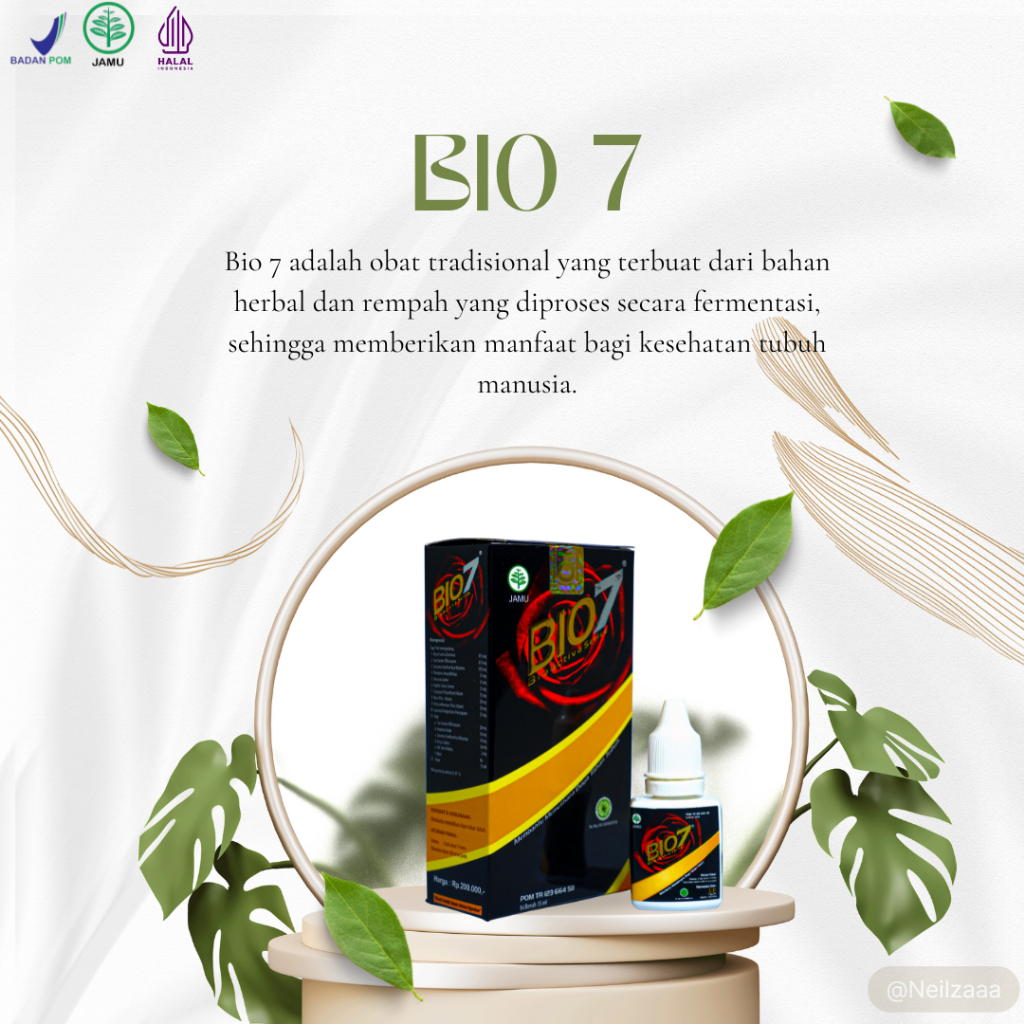 Jual BIO7 / BIOSEVEN JAMU TETES HERBALA ALAMI 100% UNTUK KESEHATAN ...