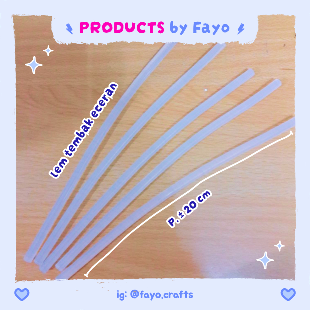 Jual [FAYO's Products] Isian Lem Tembak Kecil Satuan / Glue Gun Refill ...
