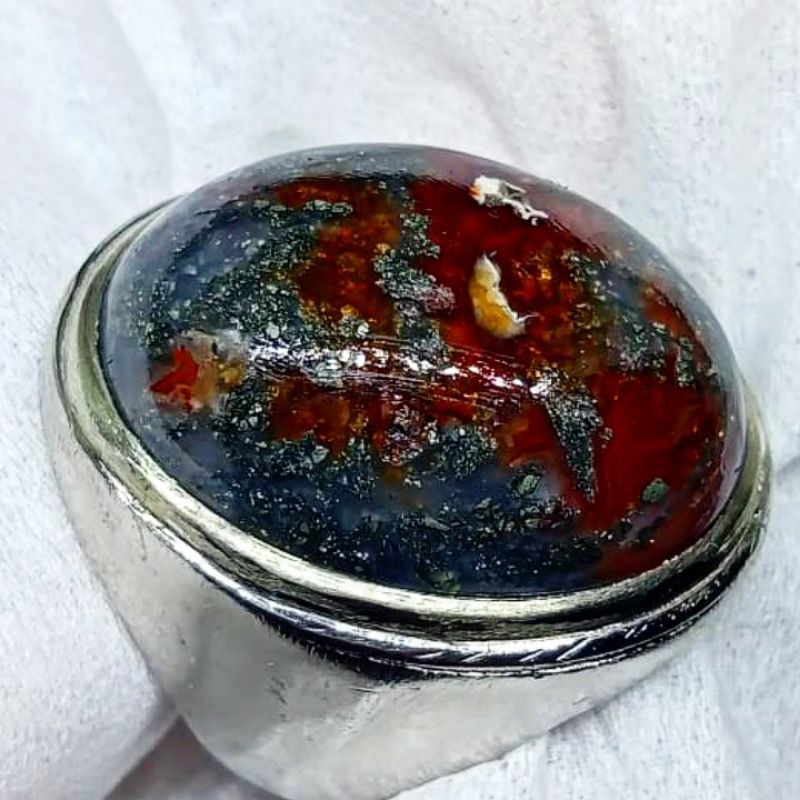 Jual BATU AKIK BADAR PERAK/MARKHASIT ANTIK (ASLI ALAM) | Shopee Indonesia