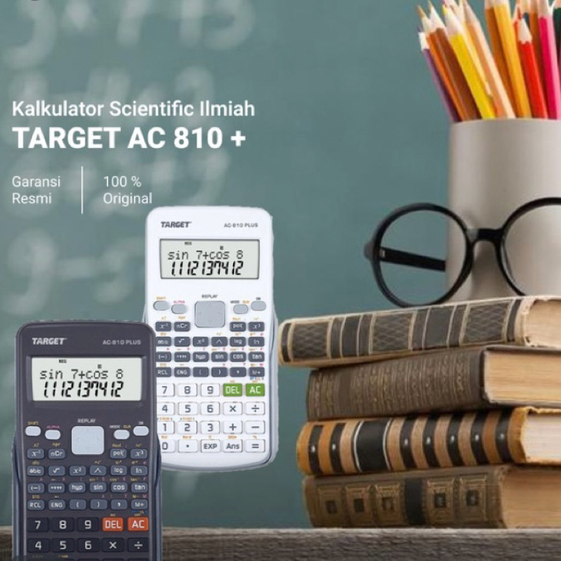 Jual Scientific Calculator TARGET AC-810 PLUS | 240 Fungsi | Shopee ...