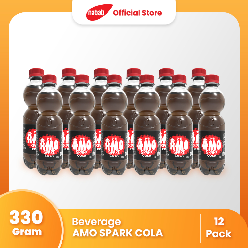 Jual [Bundle Pack Isi 12] AMO Minuman Berkarbonasi Rasa Spark Cola ...