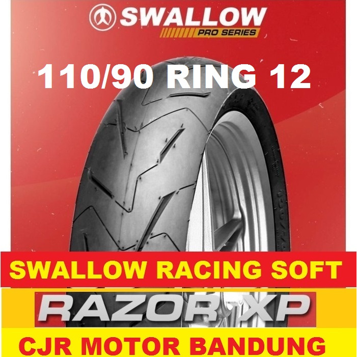 Jual BAN RACING RING 12 SWALLOW RAZOR XP SB148 110/90-12 BAN BELAKANG ...