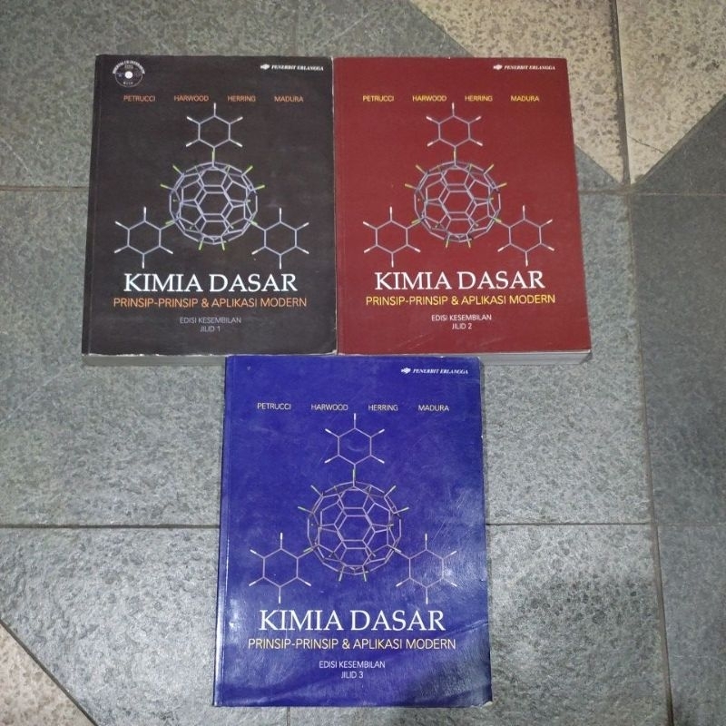Jual BUKU KIMIA DASAR (PRINSIP-PRINSIP DAN APLIKASI MODERN) EDISI 9 JILID 1,2,3 (ORIGINAL ...