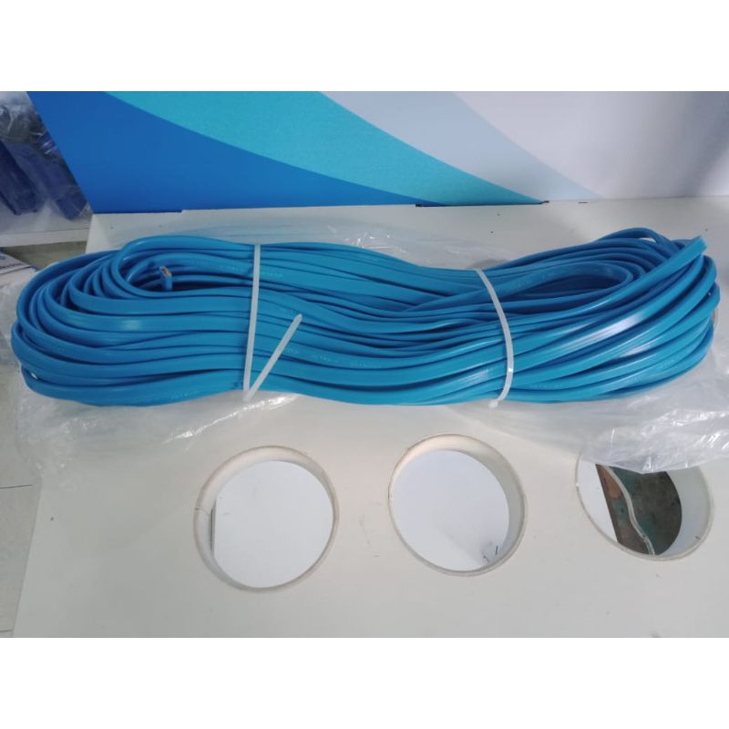 Jual kabel pompa celup gepeng biru 3x1.25 potongan per 10 m | Shopee ...