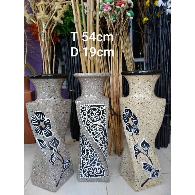 Jual Vas Bunga / Guci Gerabah / Vas Guci Keramik | Shopee Indonesia