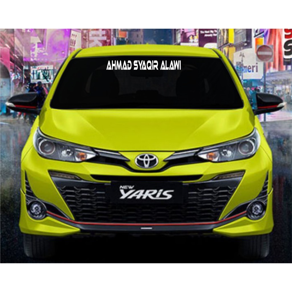 Jual Stiker Mobil Cutting Sticker Body Dan Kaca Mobil NAMA Custom ...