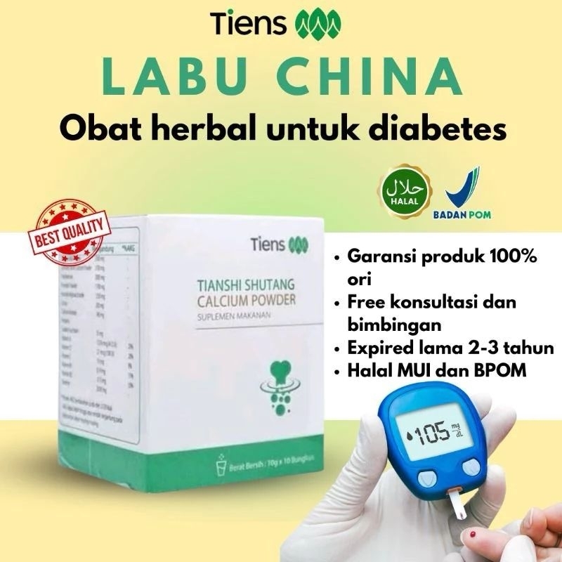 Jual Susu Tianshi Shutang Calsium Powder Tiens Diabetes Original ...