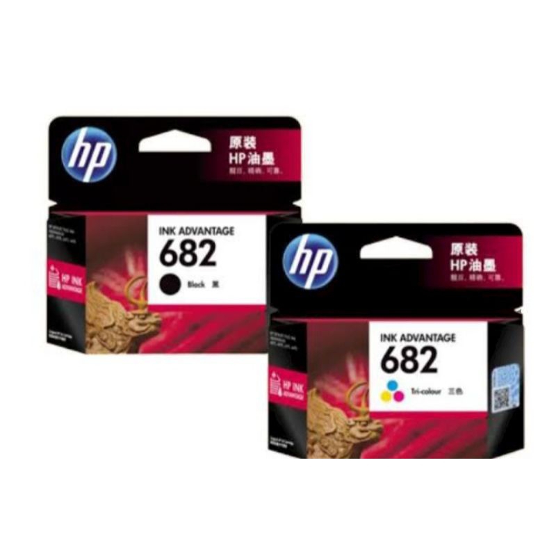 Jual TINTA HP INK CARTRIDGE 682 ORIGINAL | Shopee Indonesia