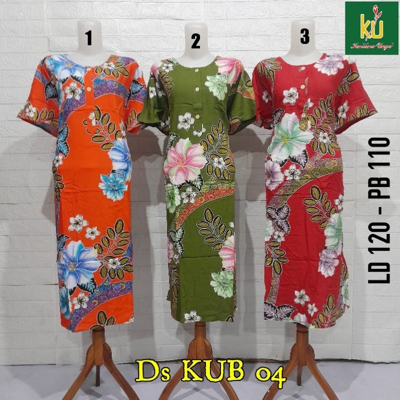 Jual Kencana Ungu Daster Model 04 Label Biru | Shopee Indonesia