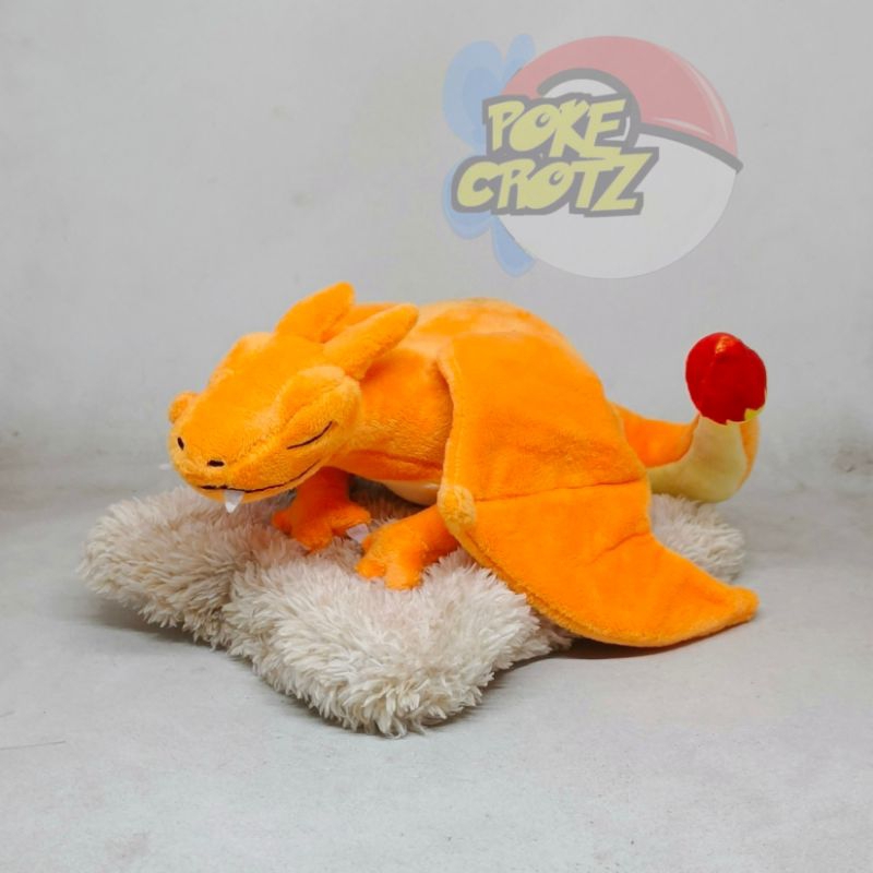 Jual Boneka sleeping charizard shell plush pokemon 23cm | Shopee Indonesia