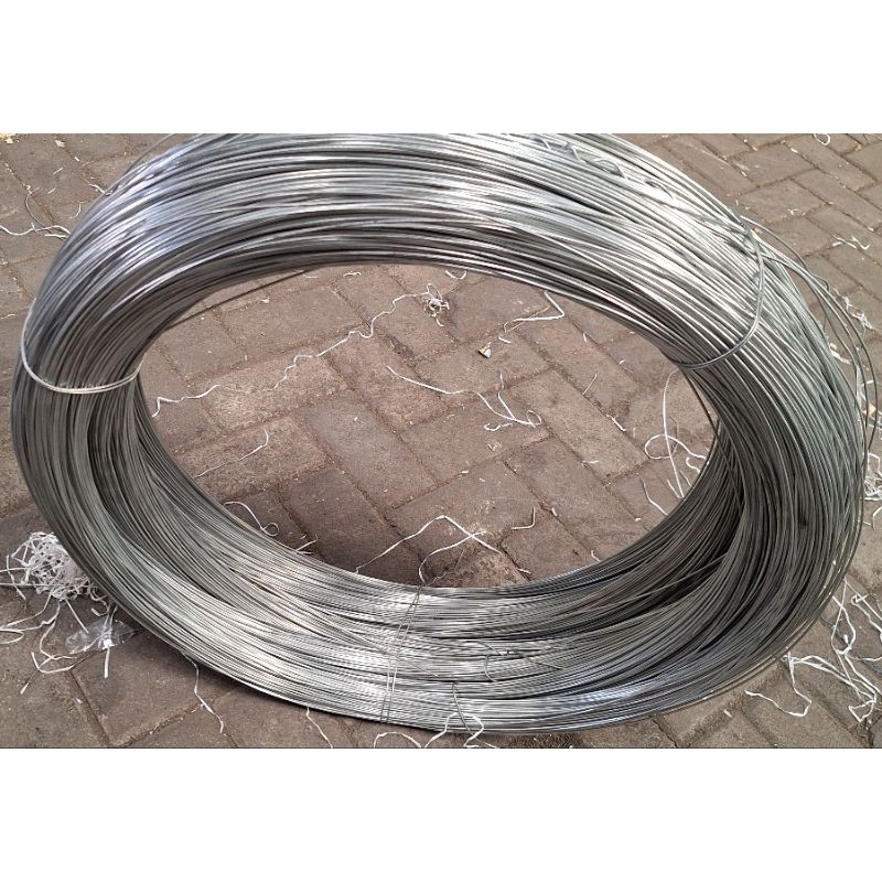 Jual kawat seng/kawat galvanis/kawat ikat bwg 14(2mm) 1kg | Shopee Indonesia