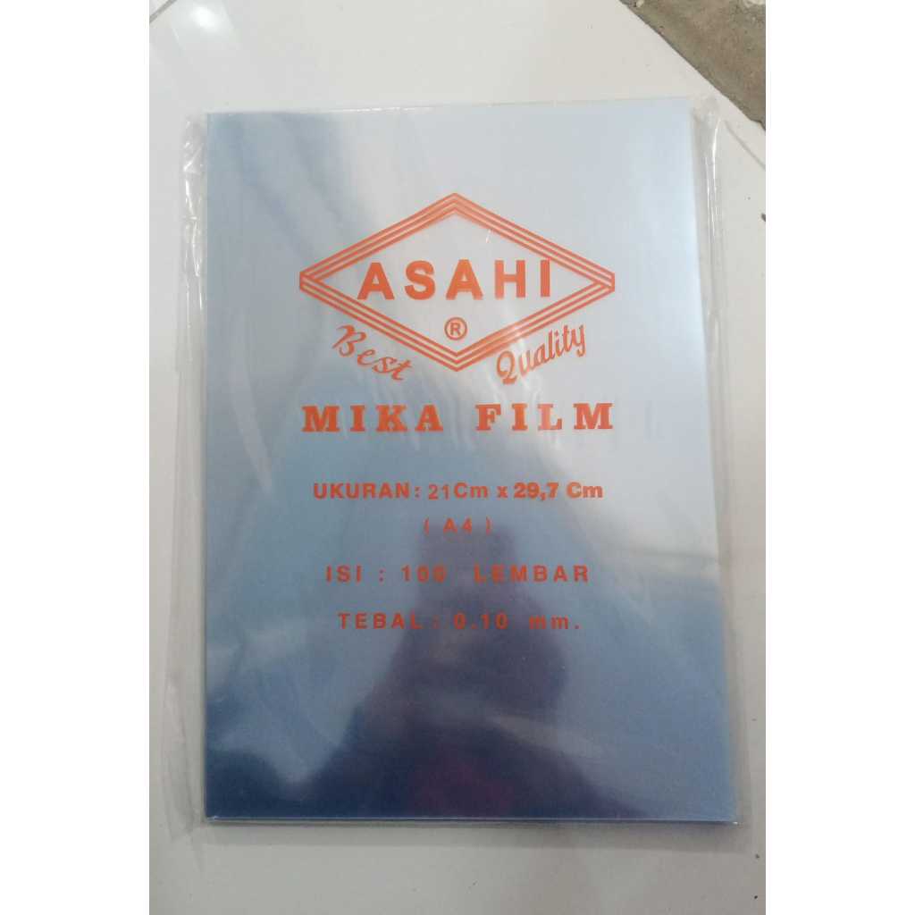 Jual Mika Jilid ASAHI A4 0,10 mikron | Shopee Indonesia