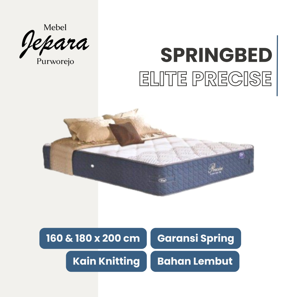 Jual Kasur Springbed Elite Precise 160, 180 x 200 cm | Shopee Indonesia