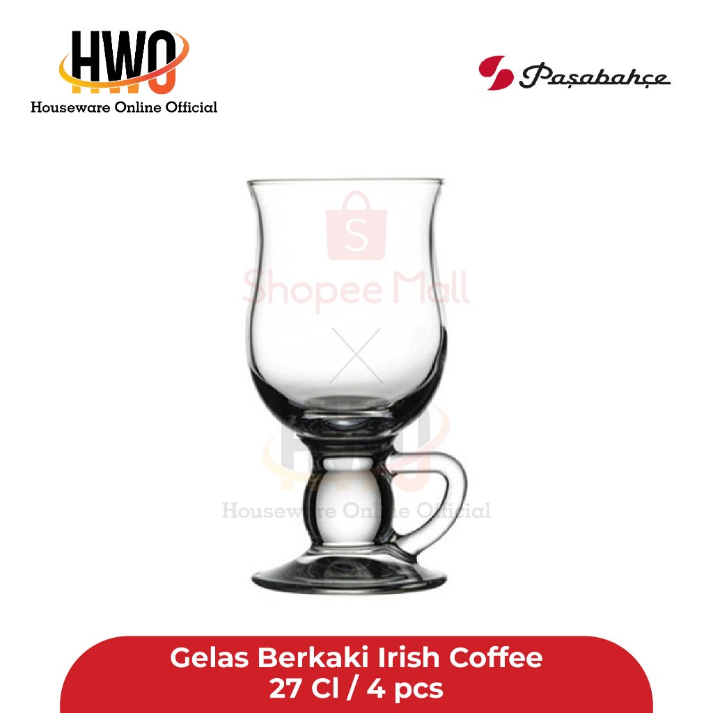 Jual Pasabahce Gelas Berkaki Irish Coffee 27 Cl / 4 pcs | Shopee Indonesia