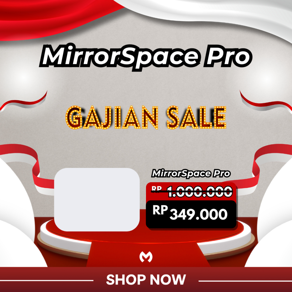 Jual MirrorSpace Pro Wireless Charging Case TWS Bluetooth | Shopee Indonesia