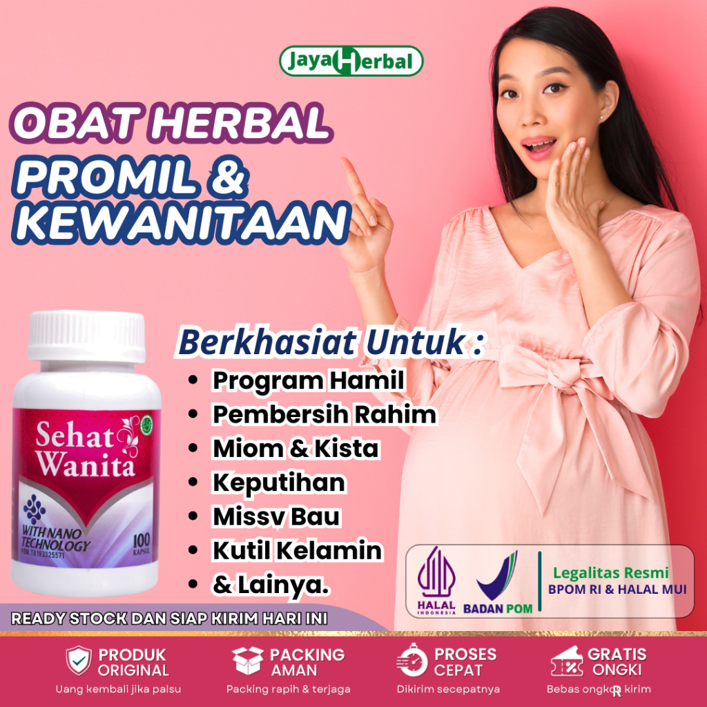 Jual Sehat Wanita Untuk Promil - Obat Pembersih Rahim Miom Kista ...