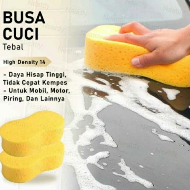 Jual busa serbaguna untuk cuci mobil motor cuci piring dll - busa tebal ...