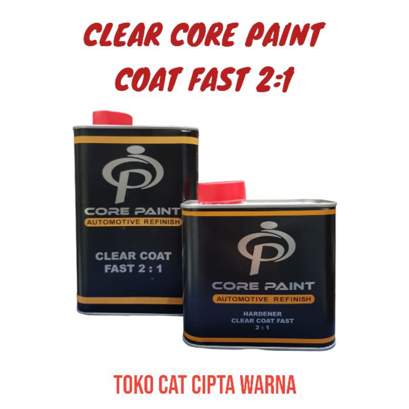 Jual CLEAR CORE PAINT COAT FAST 2:1 (1 LITER) | Shopee Indonesia