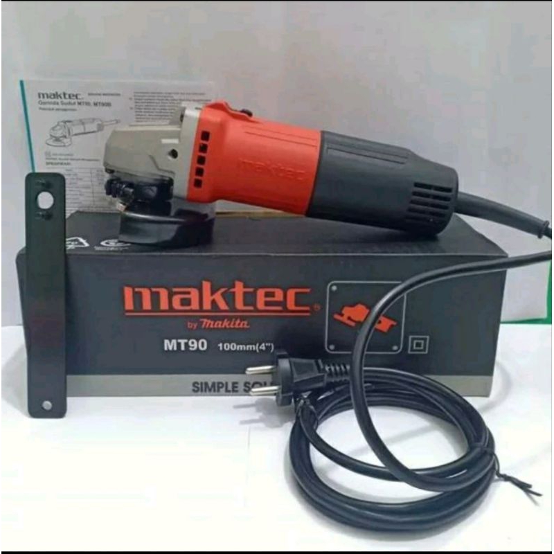 Jual Mesin Gerinda MAKTEC MT-90 Disc Grinder MAKTEC MT90 Profesional GARANSI 2 TAHUN | Shopee ...