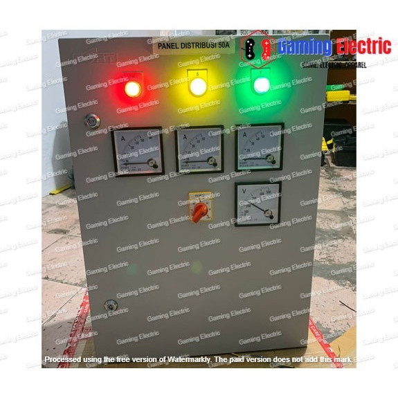 Jual Panel Distribusi Pembagi 3 Phase 50A Custom 4 Tanpa MCB | Shopee ...