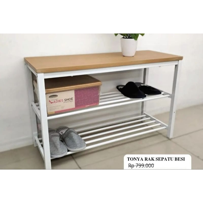 Jual Rak Sepatu Informa Selma Tonya Rak sandal rak sendal tempat sepatu ...